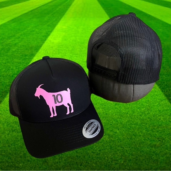 Yupoong | Accessories | New Inter Miami Messi The Goat Trucker Hat Snap ...